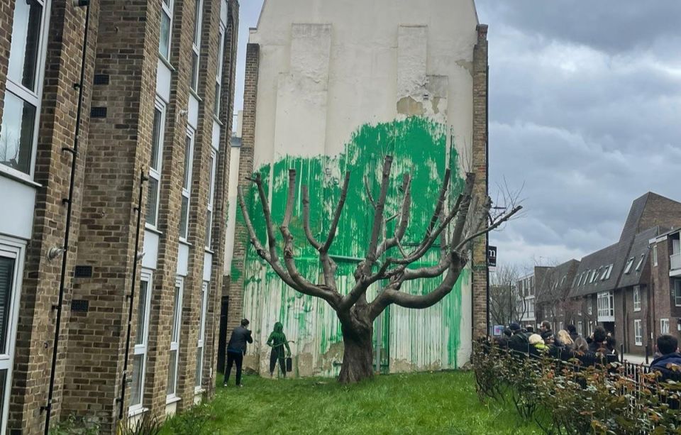 Banksy's Tree Mural | Trees for Cities